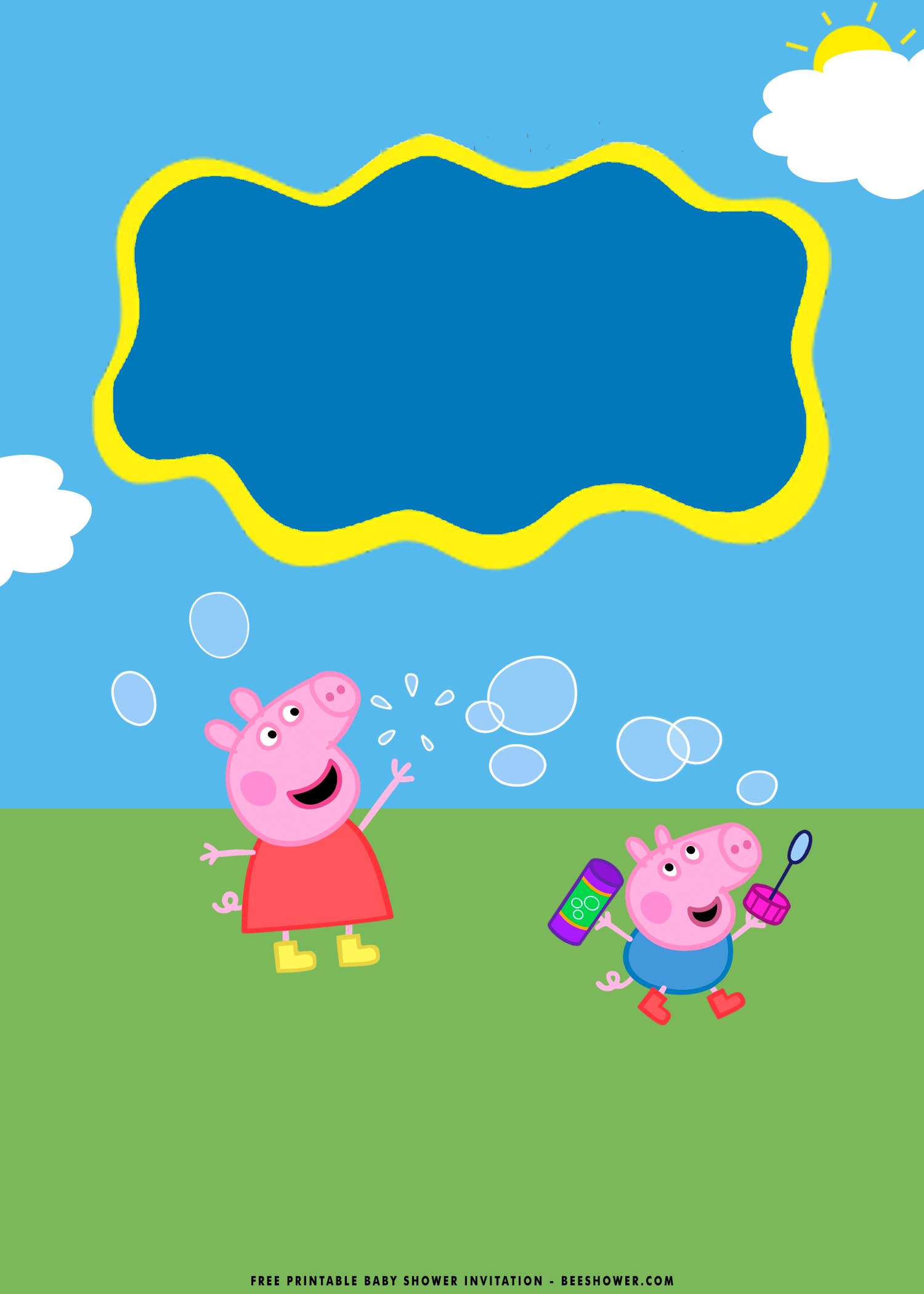 Peppa Pig Template Printable Peppa Pig Template Printable